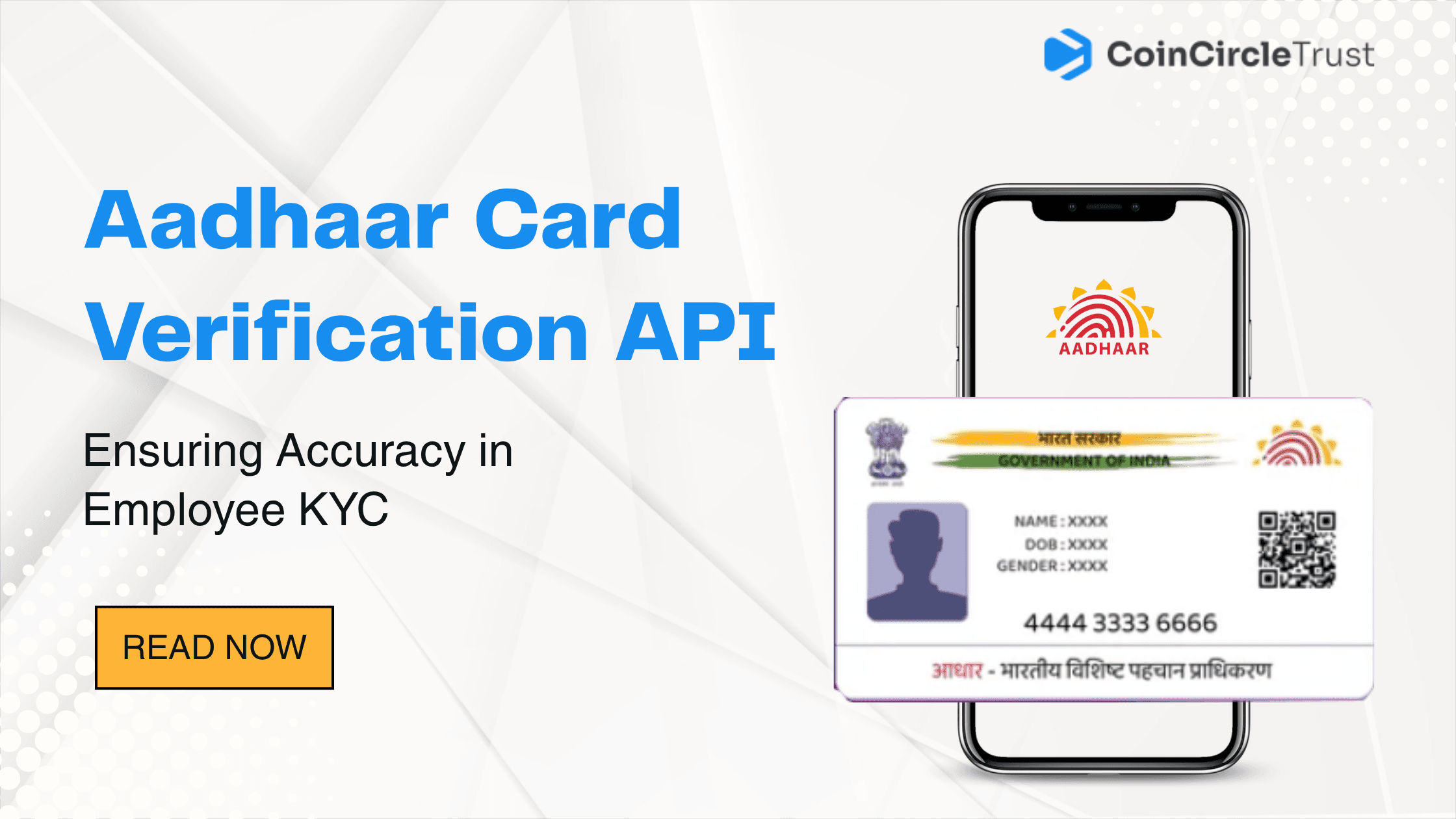 Aadhaar Card Verification API: Ensuring Accuracy in Employee KYC